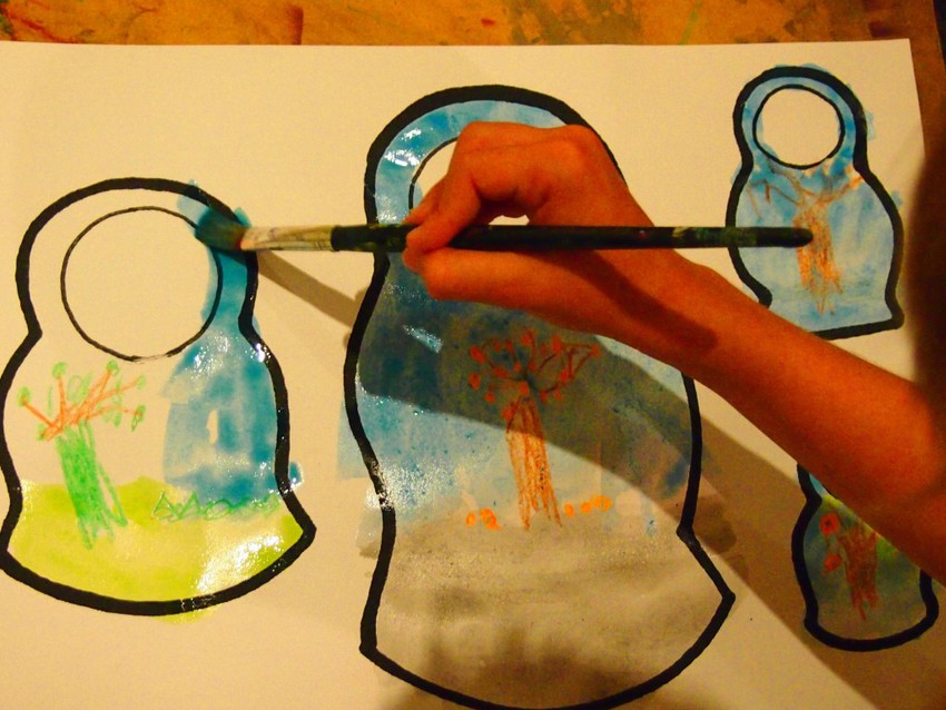 Wax Resist Painting Technique | Homeschool Group Hug